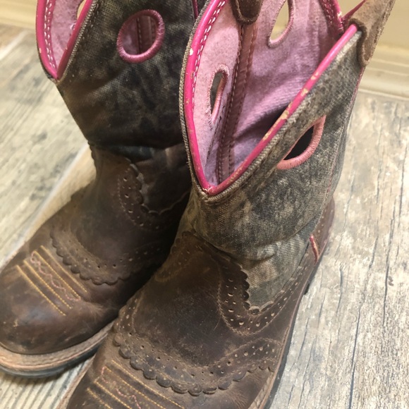 Ariat | Shoes | Camo And Pink Ariat Boots | Poshmark